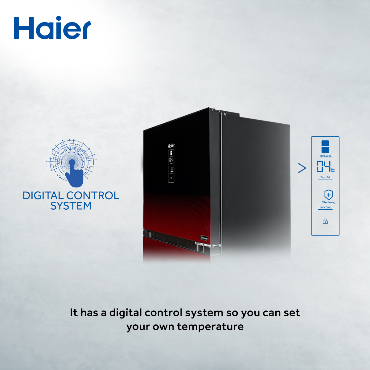 Haier 16 Cu Ft/Digital Inverter/HRF-438IDBA (Digital Control Panel ...